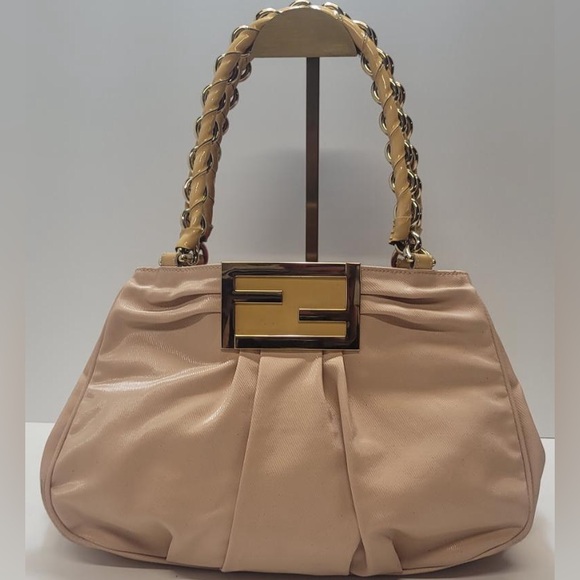 Fendi | Bags | Rare Fendi Chain Nylon Handbag | Poshmark